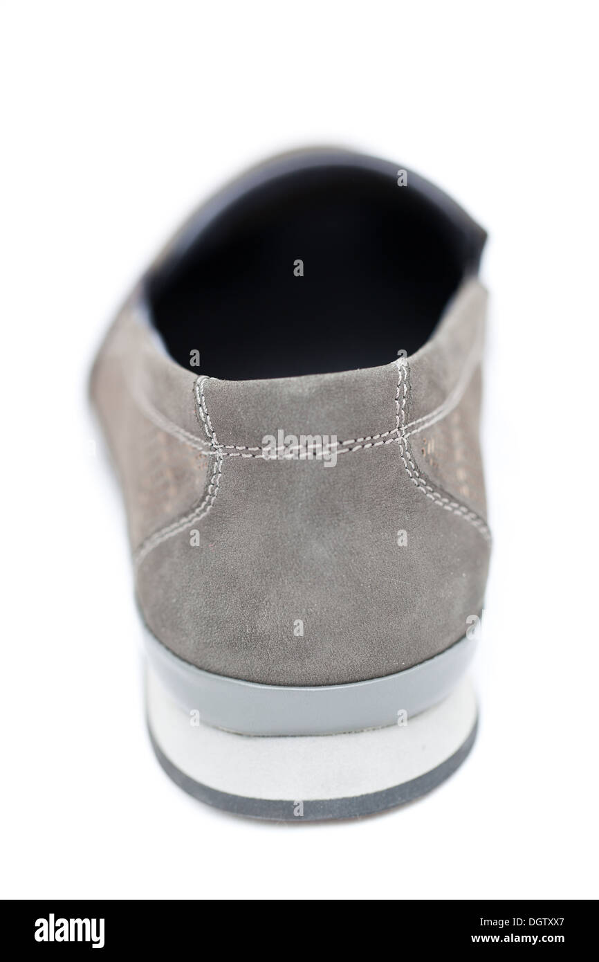 one male shoes isolated on white background Stock Photo - Alamy