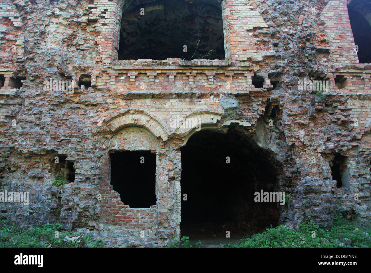 Medieval castle ruins. Ukraine Stock Photo - Alamy