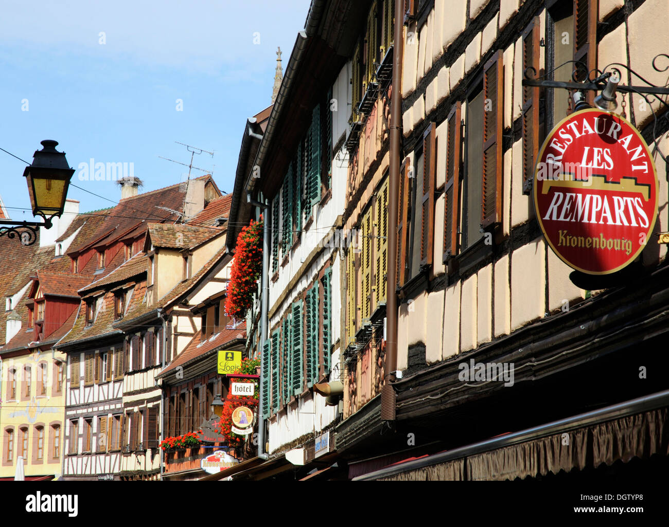 The picturesque market town of Obernai in Alsace Stock Photo - Alamy