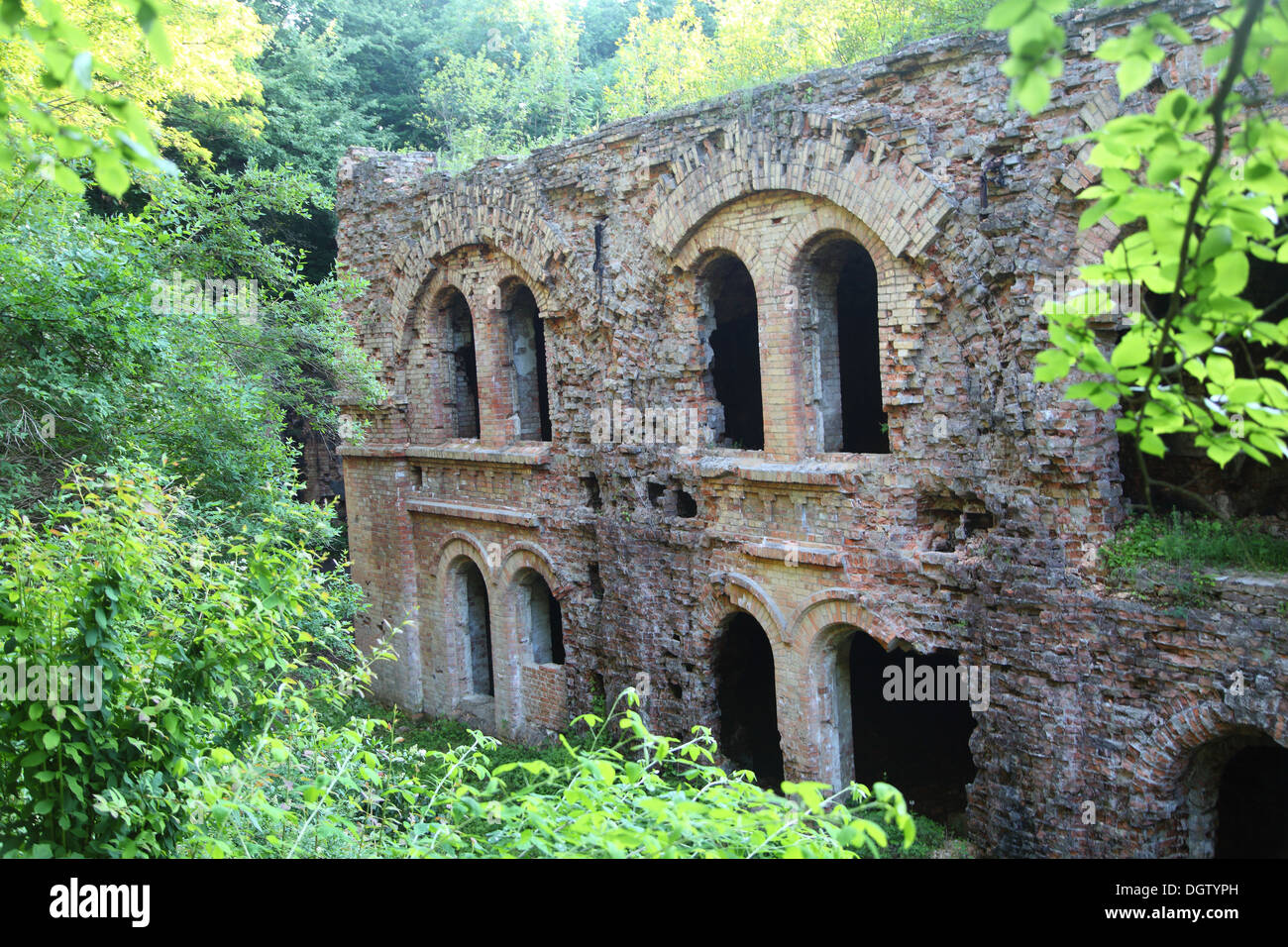 Medieval castle ruins. Ukraine Stock Photo - Alamy