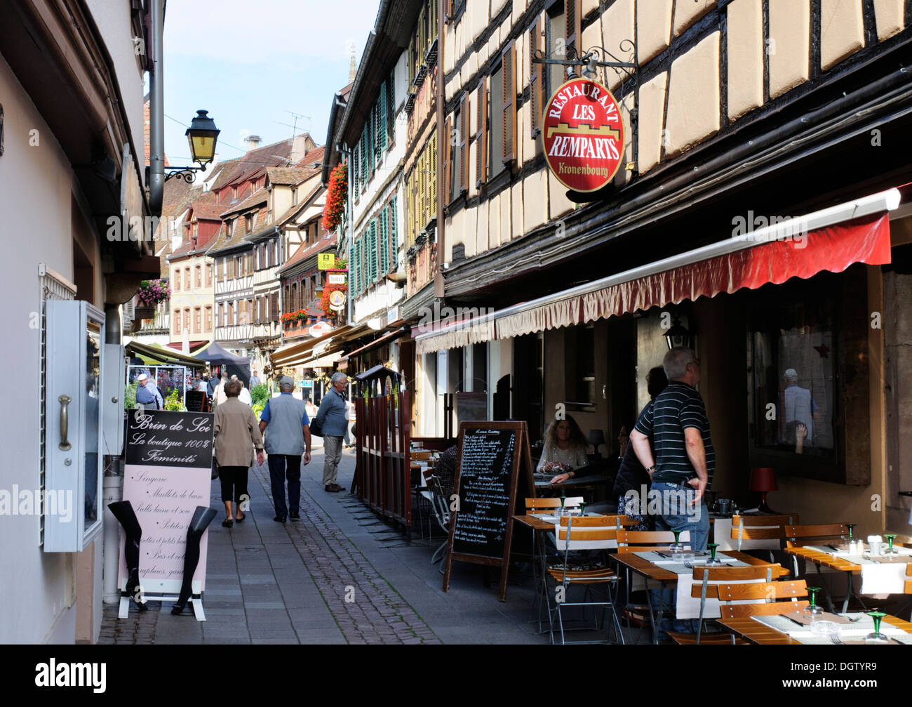 The picturesque market town of Obernai in Alsace Stock Photo - Alamy