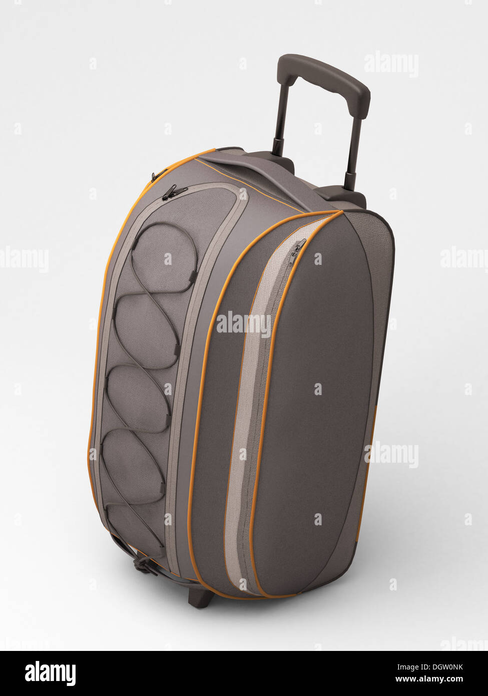 Grey travel bag Stock Photo - Alamy