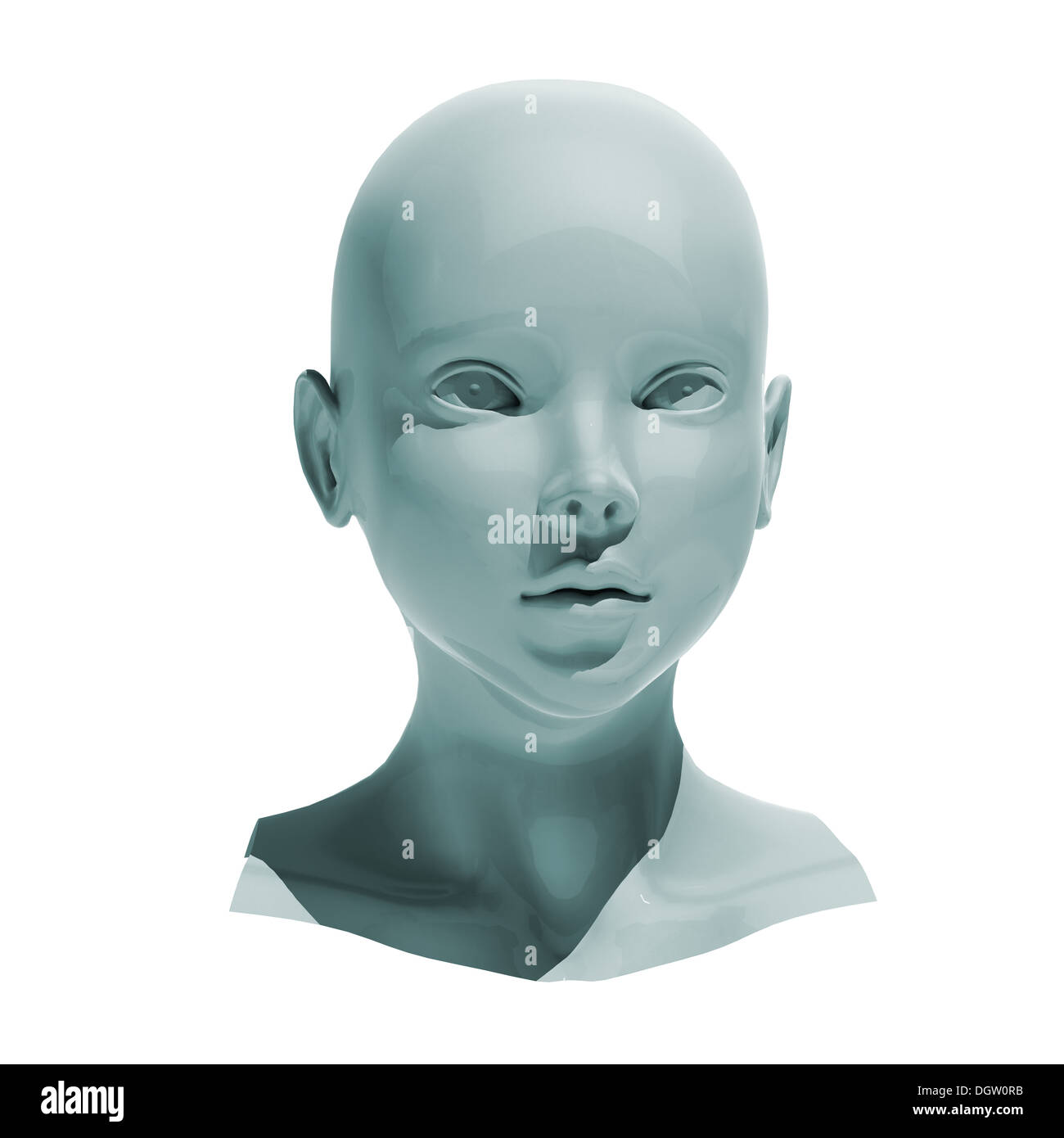 Android head isolated Stock Photo - Alamy