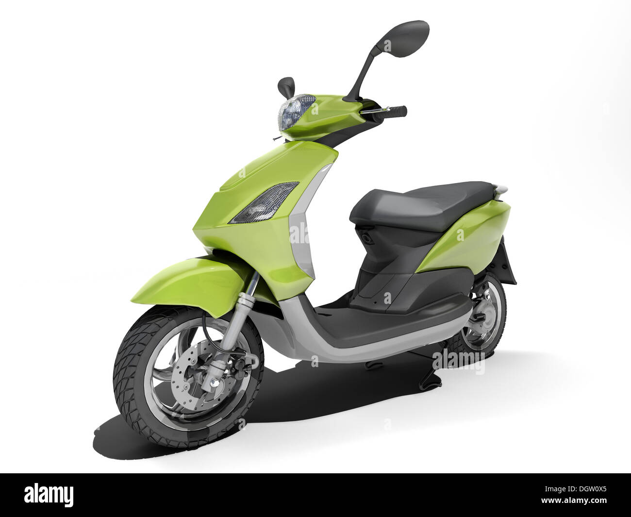 Ride scooter Cut Out Stock Images & Pictures - Alamy