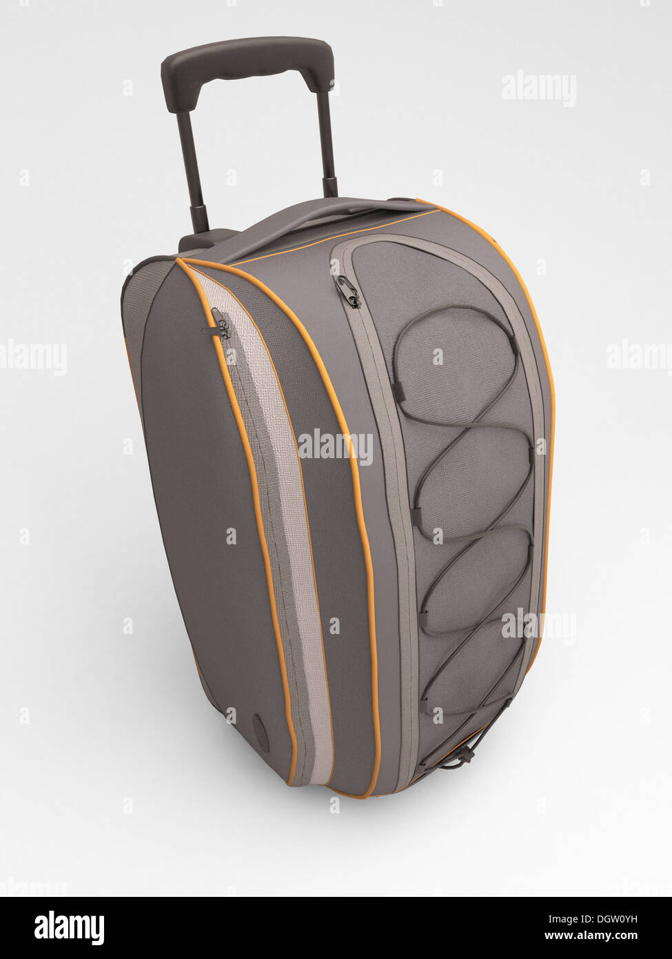 Grey travel bag Stock Photo - Alamy