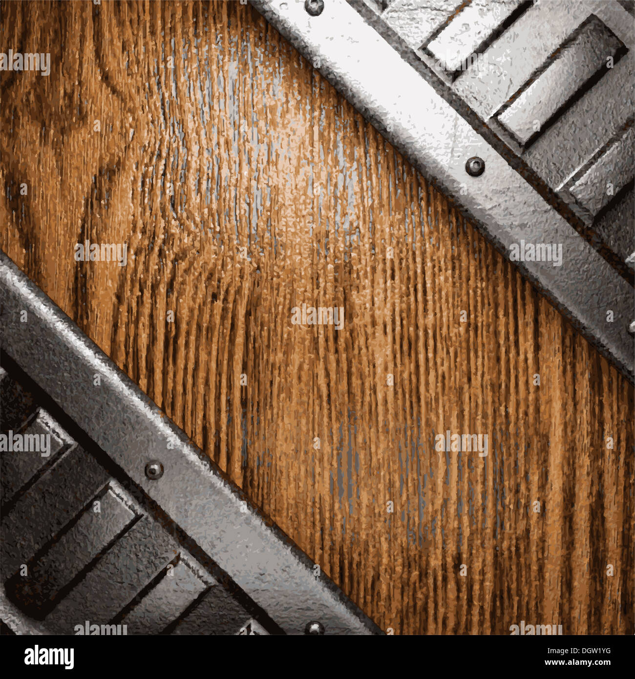 metal and wood background Stock Photo - Alamy