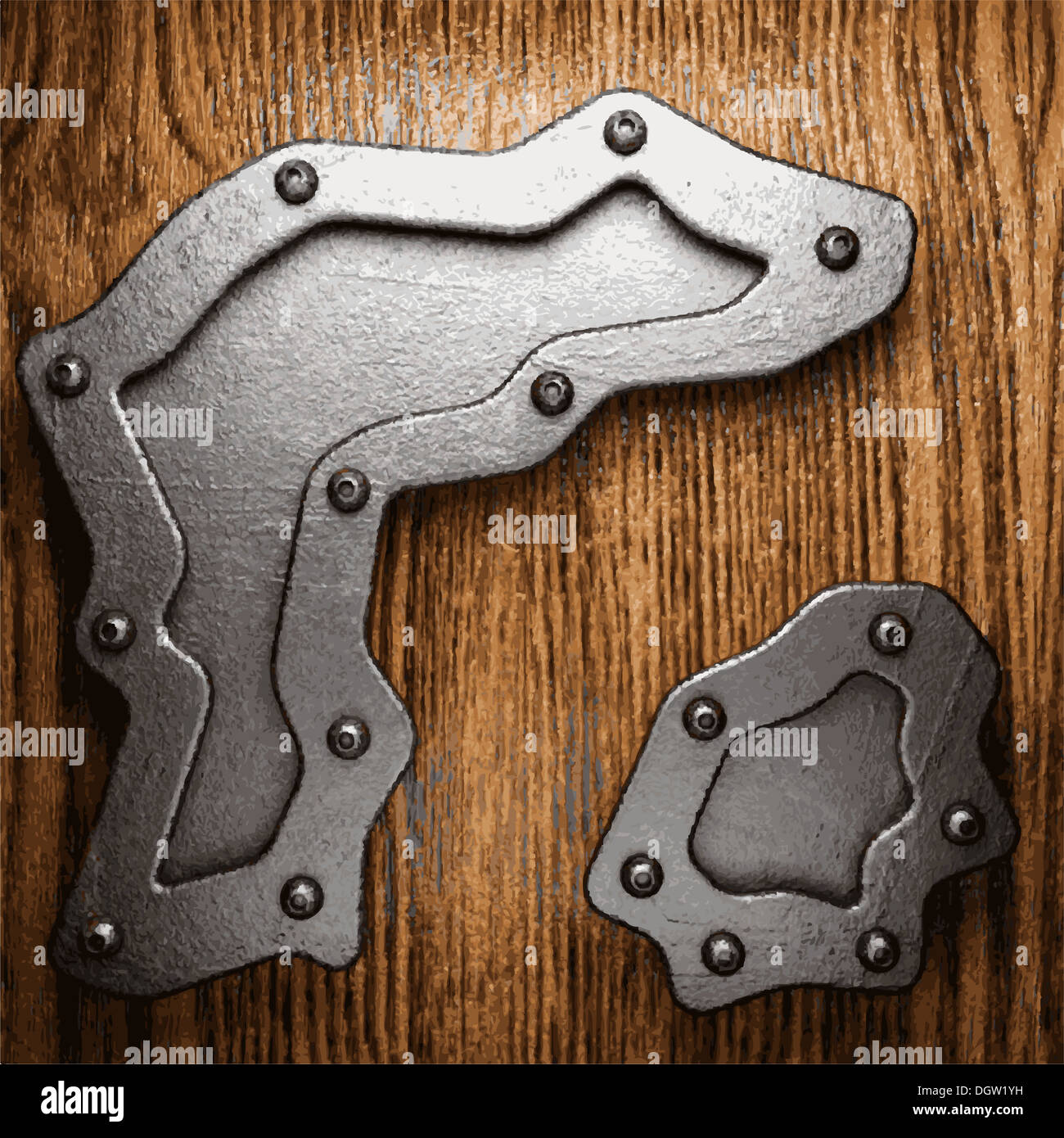 metal and wood background Stock Photo - Alamy