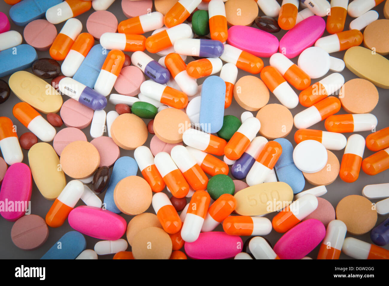 pills and capsules Stock Photo - Alamy