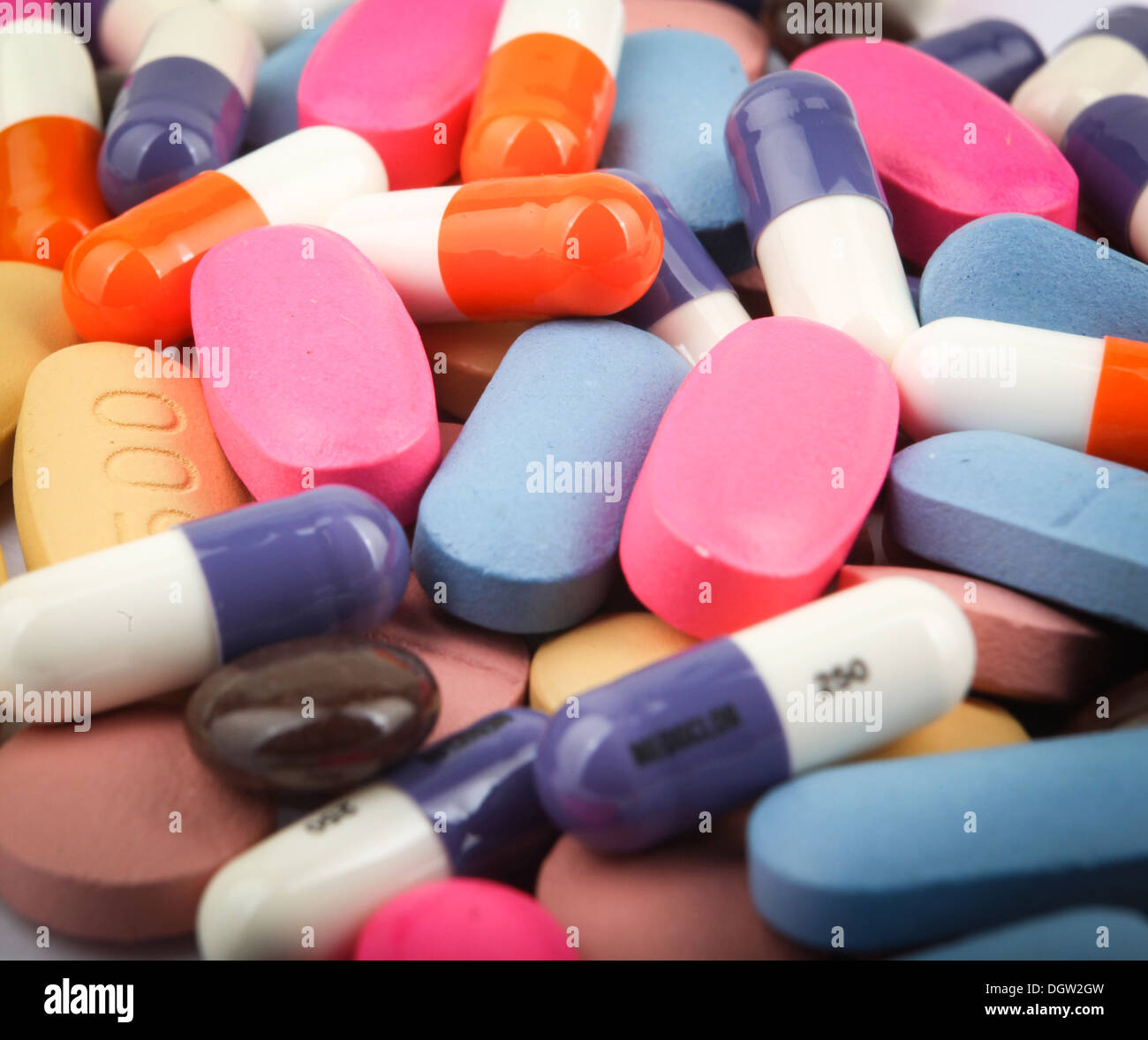 pills and capsules Stock Photo - Alamy