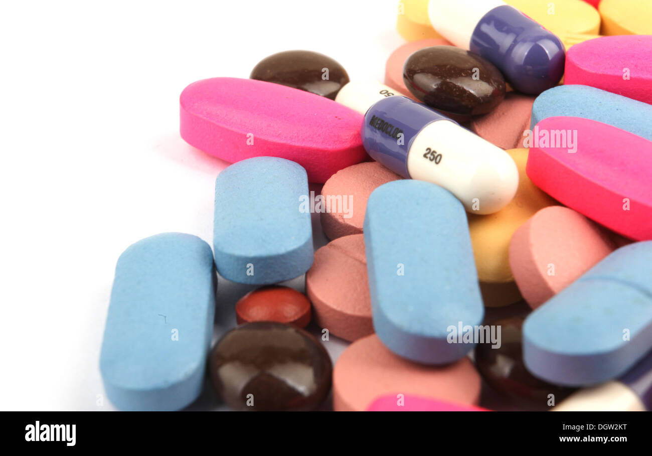 pills and capsules Stock Photo - Alamy