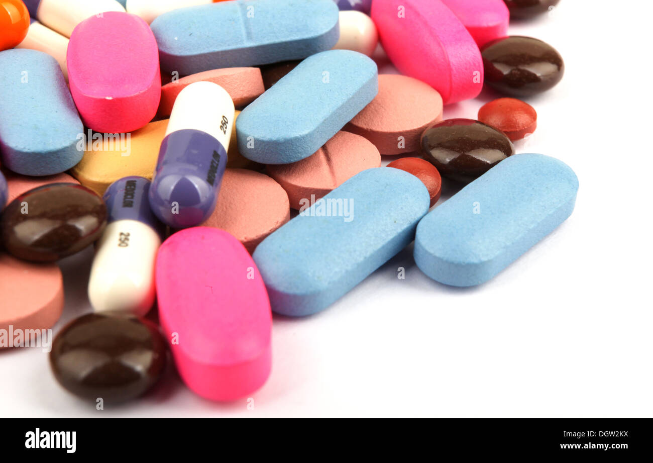 pills and capsules Stock Photo - Alamy