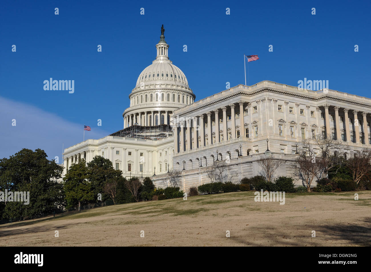 Capitol Hill Building under going Renovations Stock Photo - Alamy