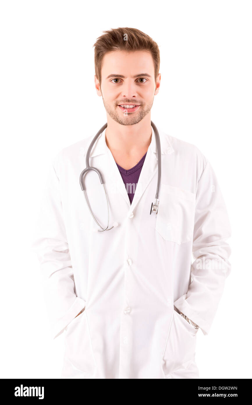 Young and successful medic posing Stock Photo - Alamy