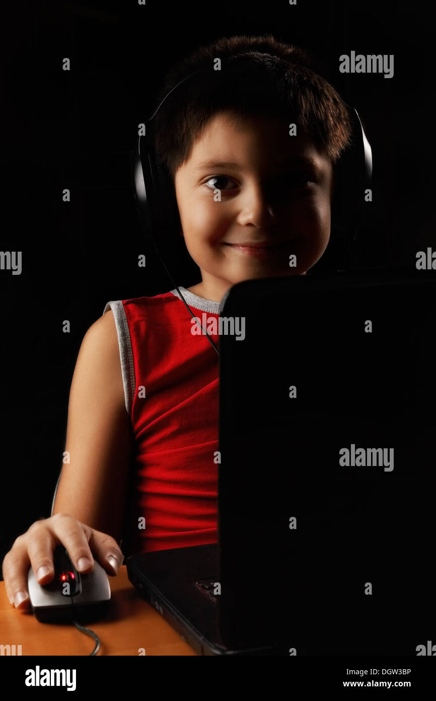 Contented child hi-res stock photography and images - Alamy