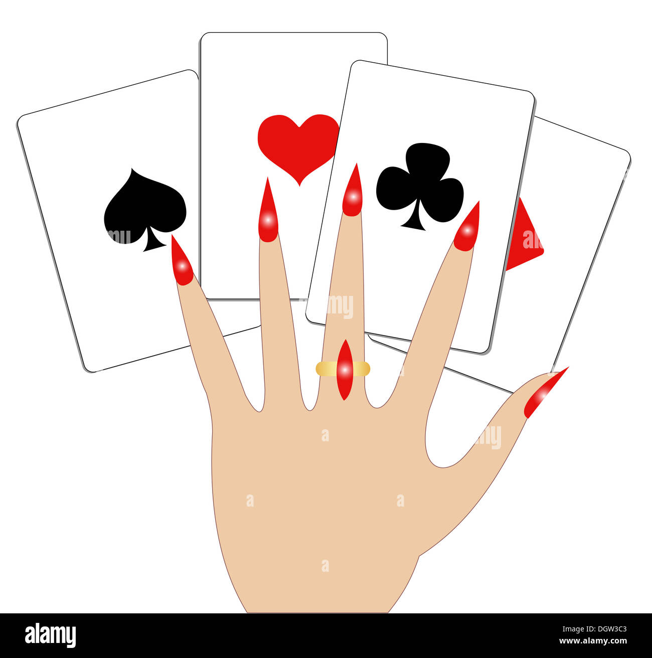 Full deck playing cards hi-res stock photography and images - Alamy