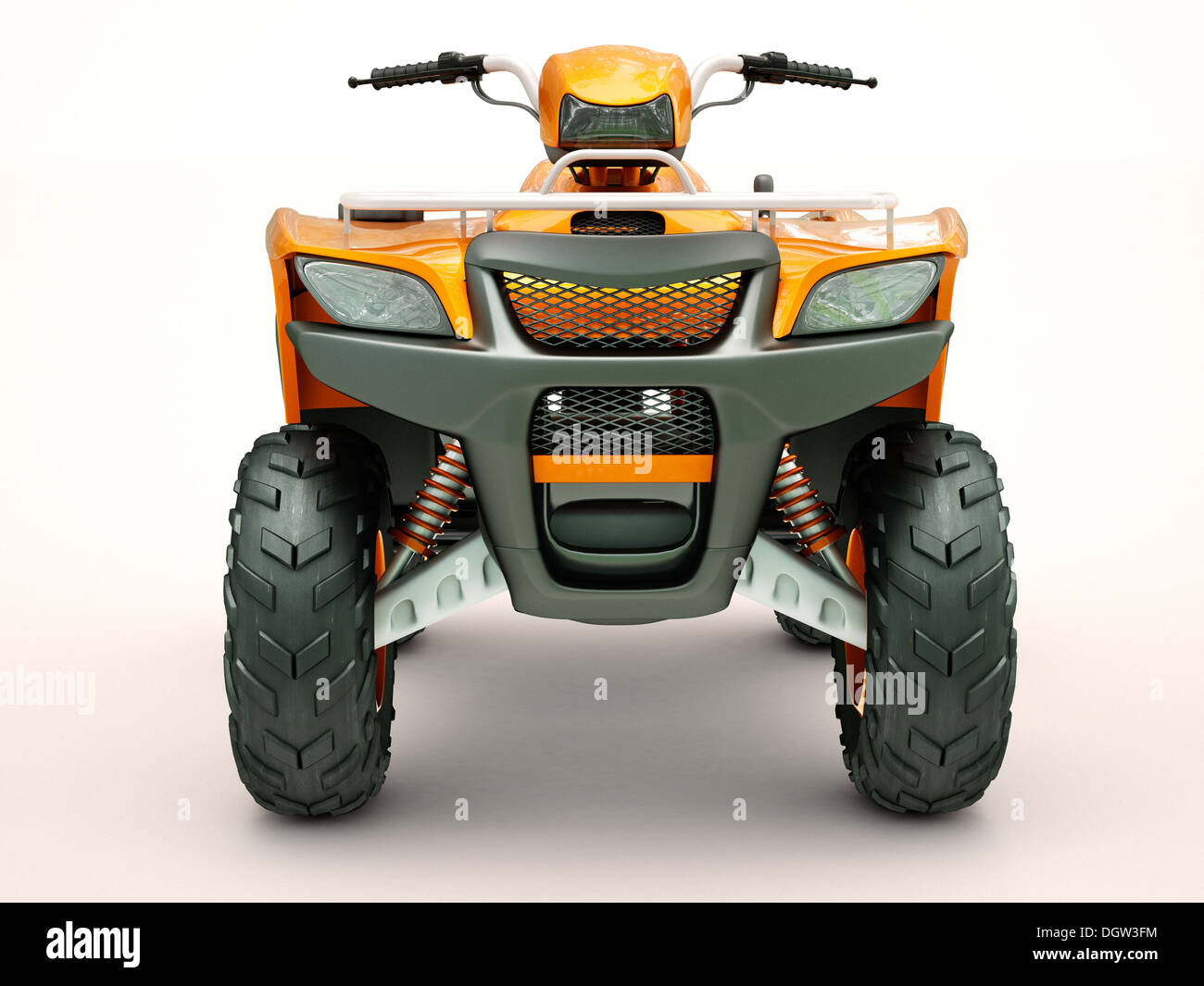 Orange quad bike hi-res stock photography and images - Alamy