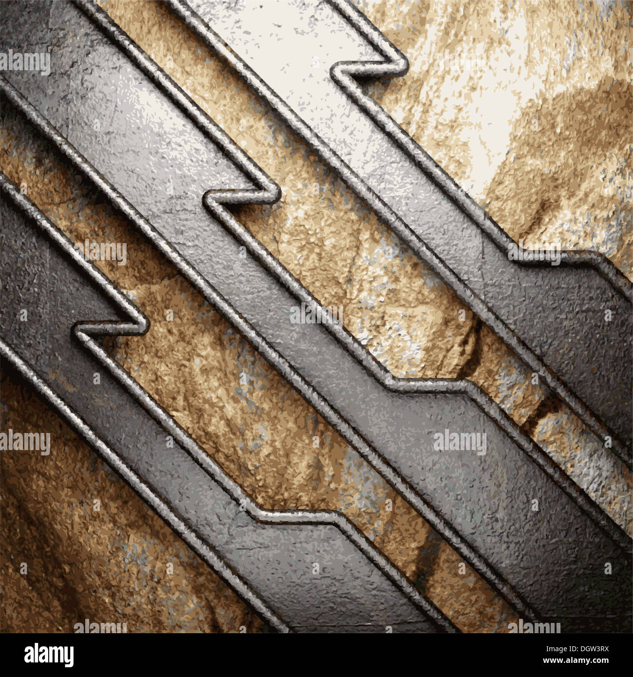 metal and stone background Stock Photo - Alamy