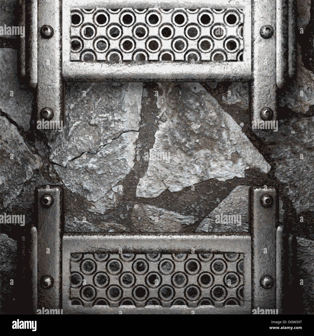 metal and stone background Stock Photo - Alamy