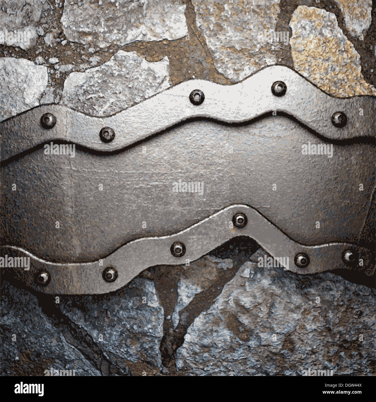 metal and stone background Stock Photo - Alamy