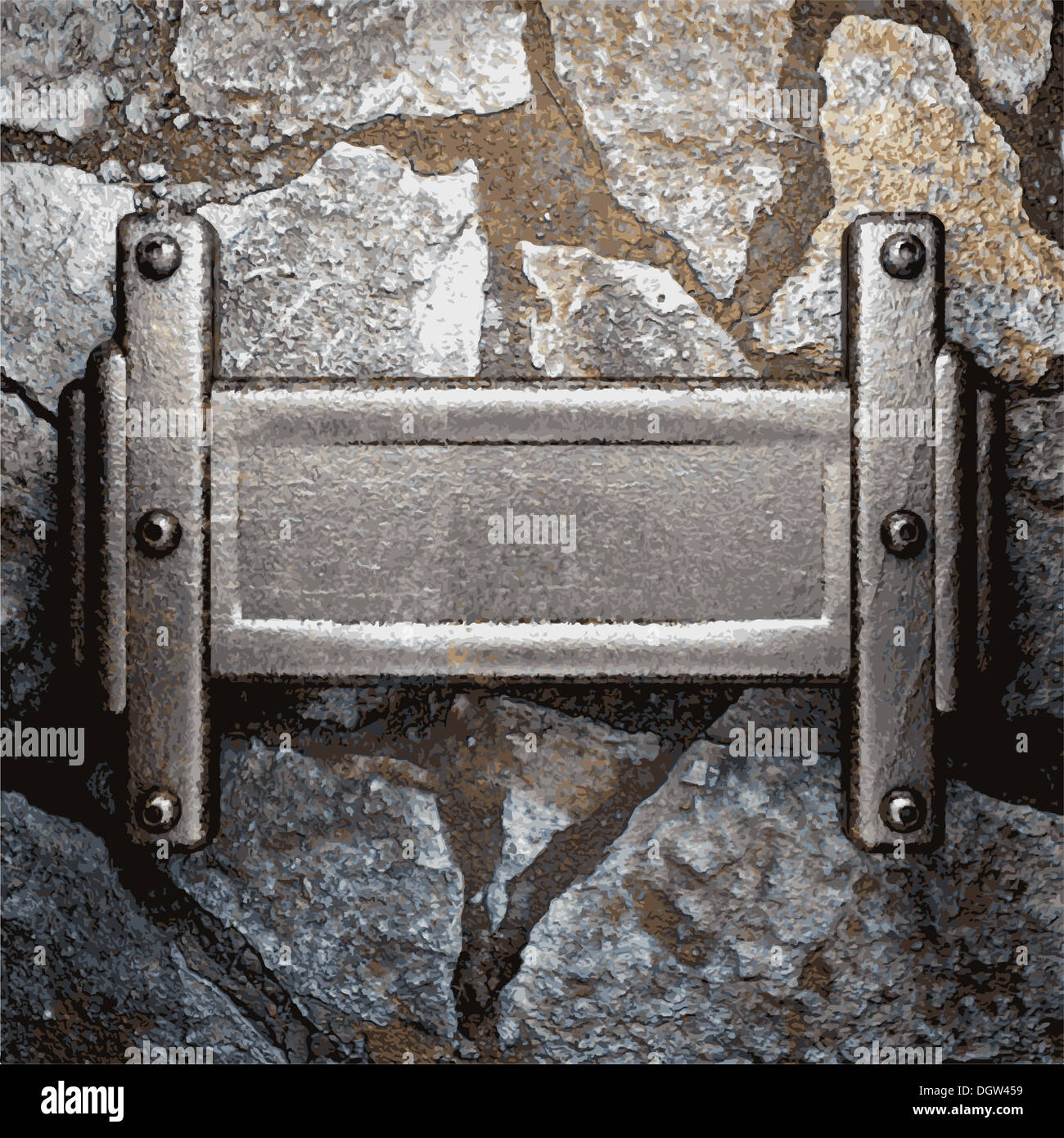 metal and stone background Stock Photo - Alamy