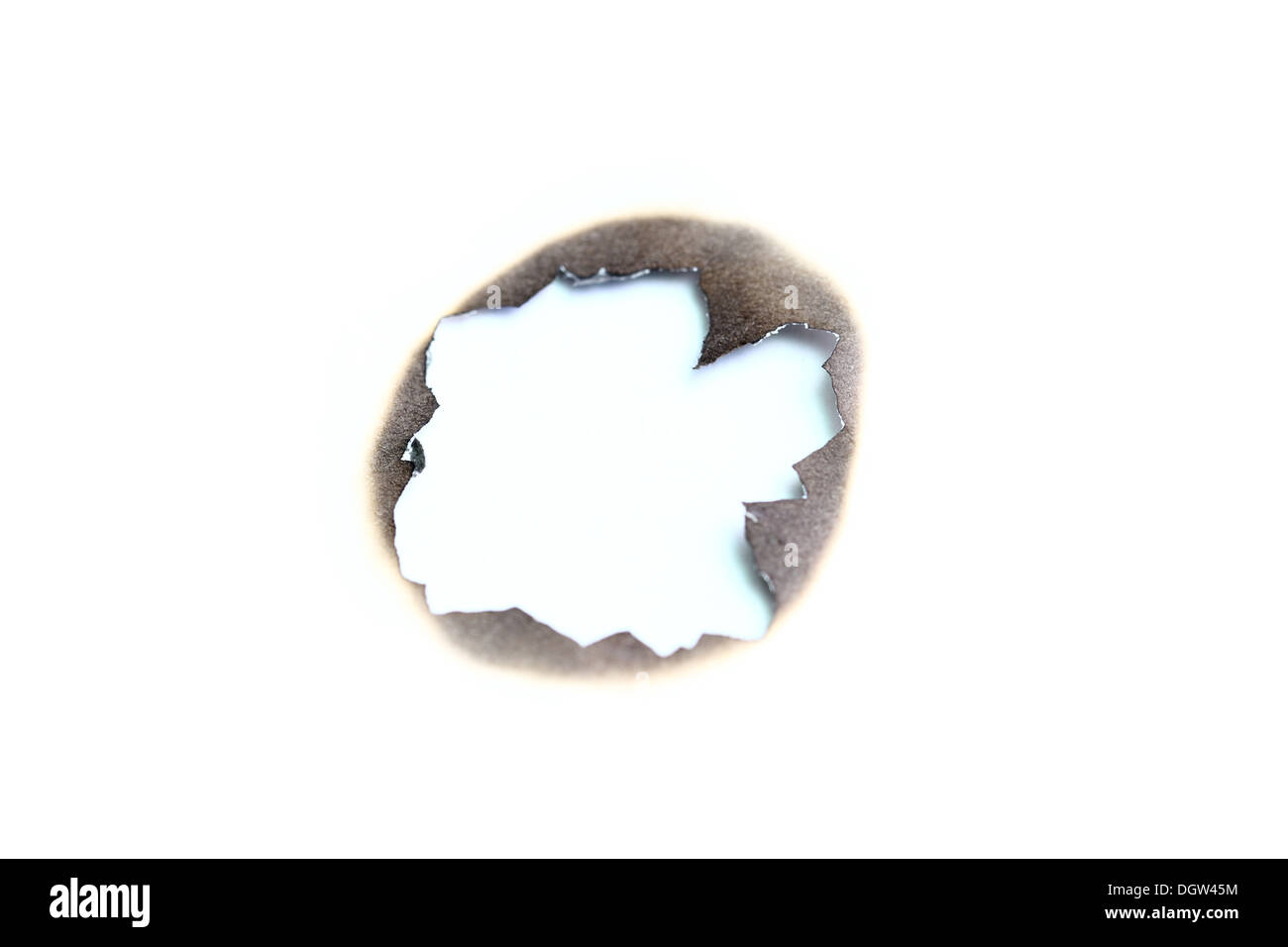 Burnt paper blank Cut Out Stock Images & Pictures - Alamy