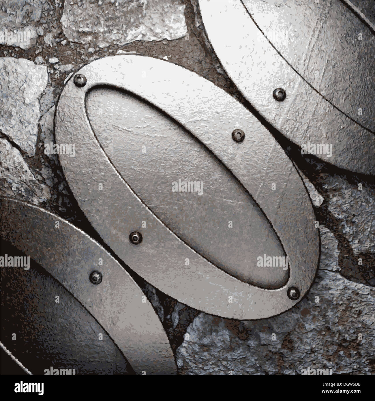 metal and stone background Stock Photo - Alamy