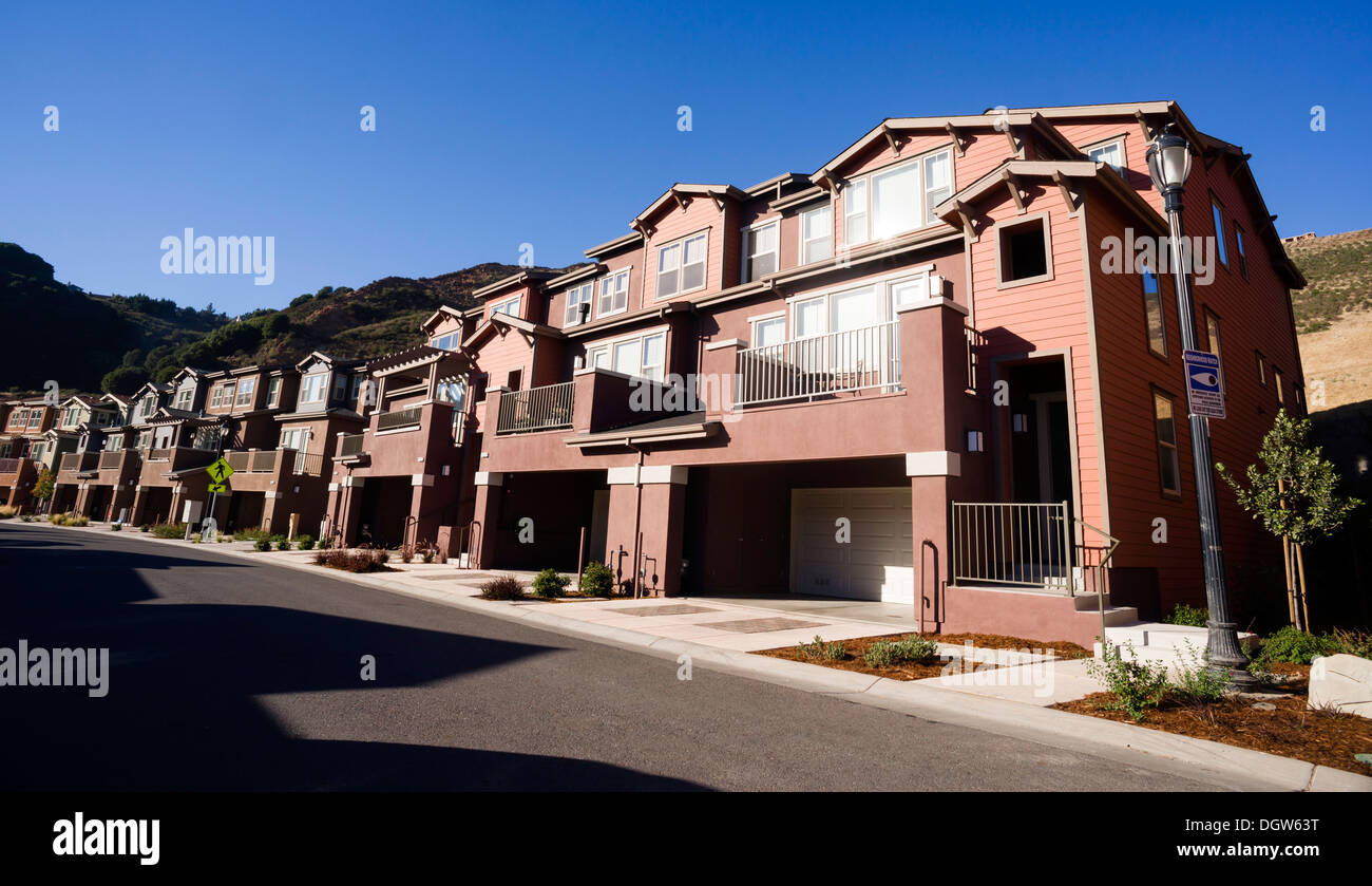 A new subdivision springs up during the boom Stock Photo - Alamy