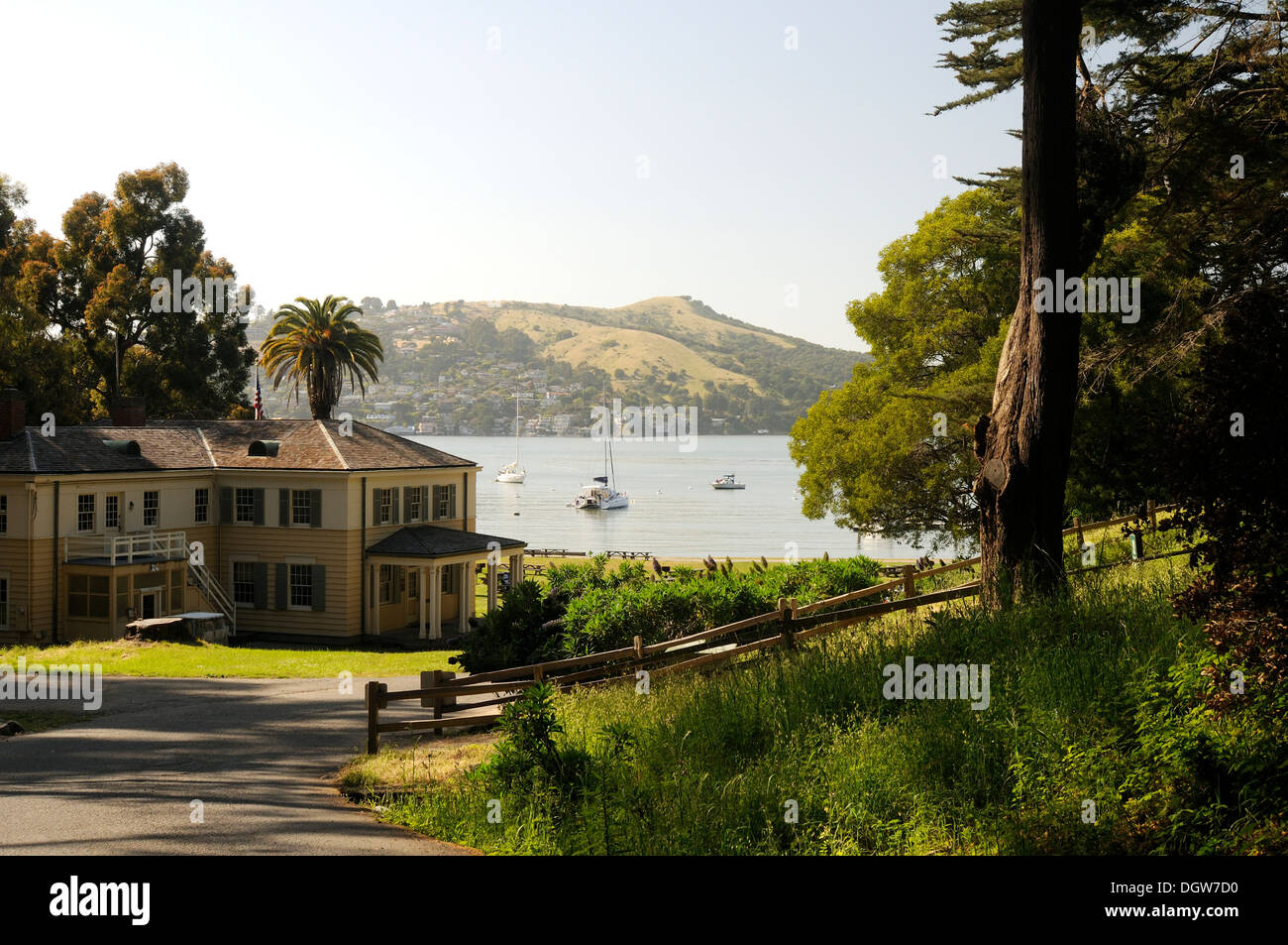 Ayala Cove and Buildings on Angel Island on San Francisco Bay Stock ...
