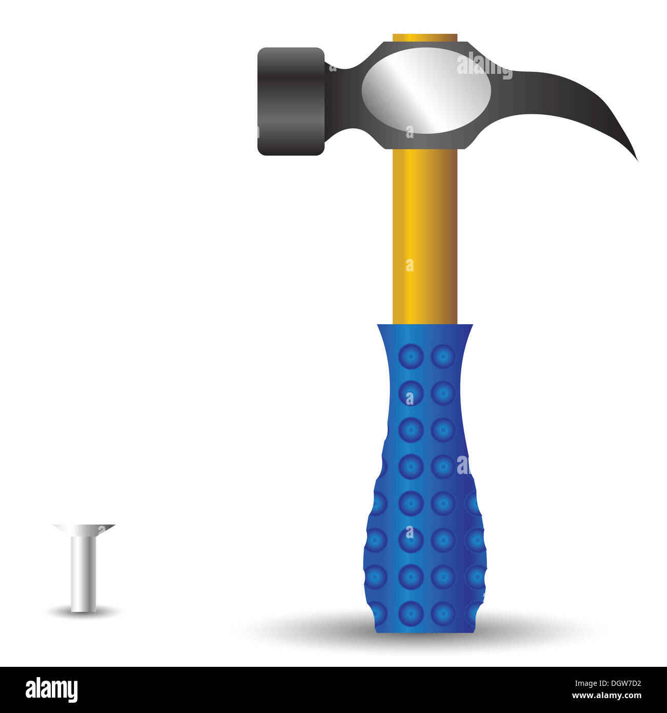 Rubber hammer icon hi-res stock photography and images - Alamy