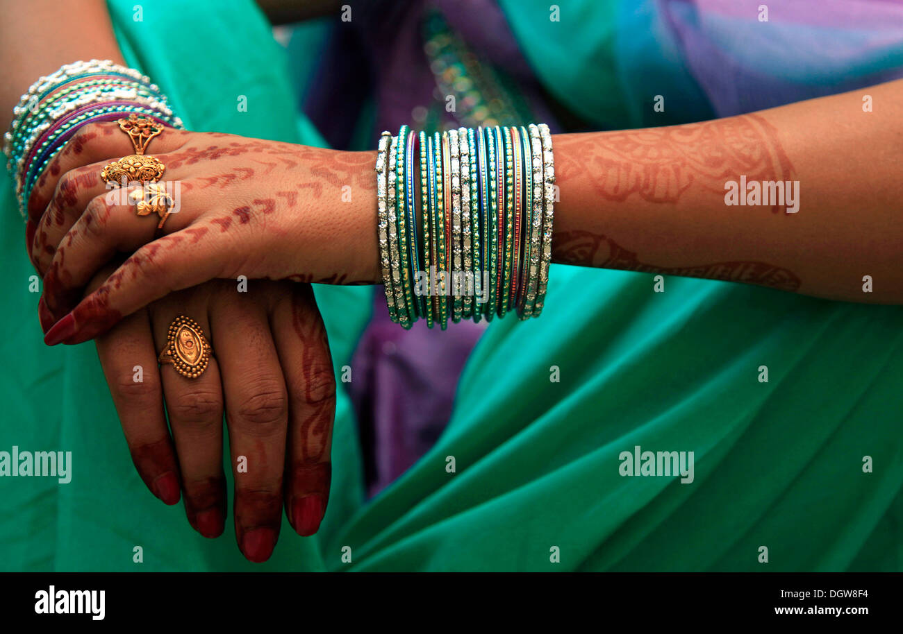 Colorful Indian Bangles Stock Photo - Alamy