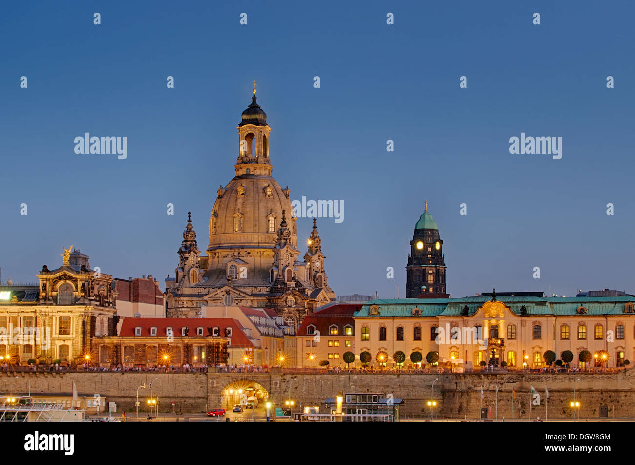 Sunset in Dresden Stock Photo - Alamy