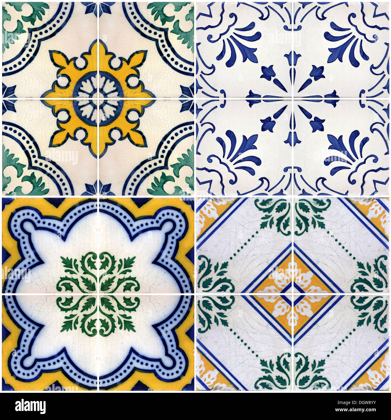 Traditional tiles from Porto, Portugal Stock Photo - Alamy