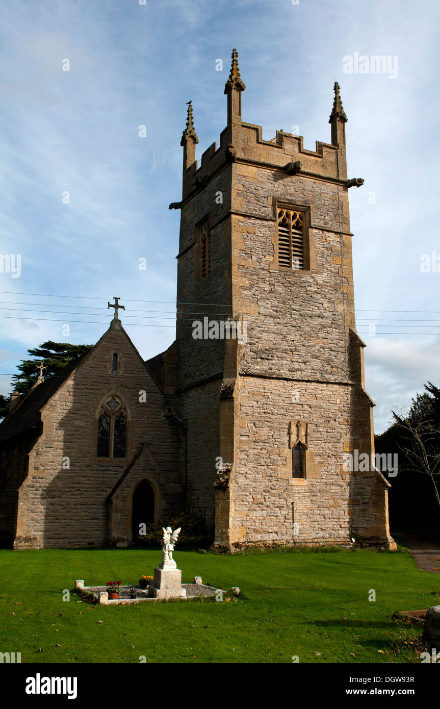 St Mary and St Milburgh Church, Offenham, Worcestershire, England, UK ...