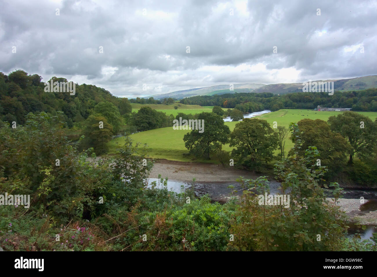 Ruskin's view kirkby lonsdale hi-res stock photography and images - Alamy