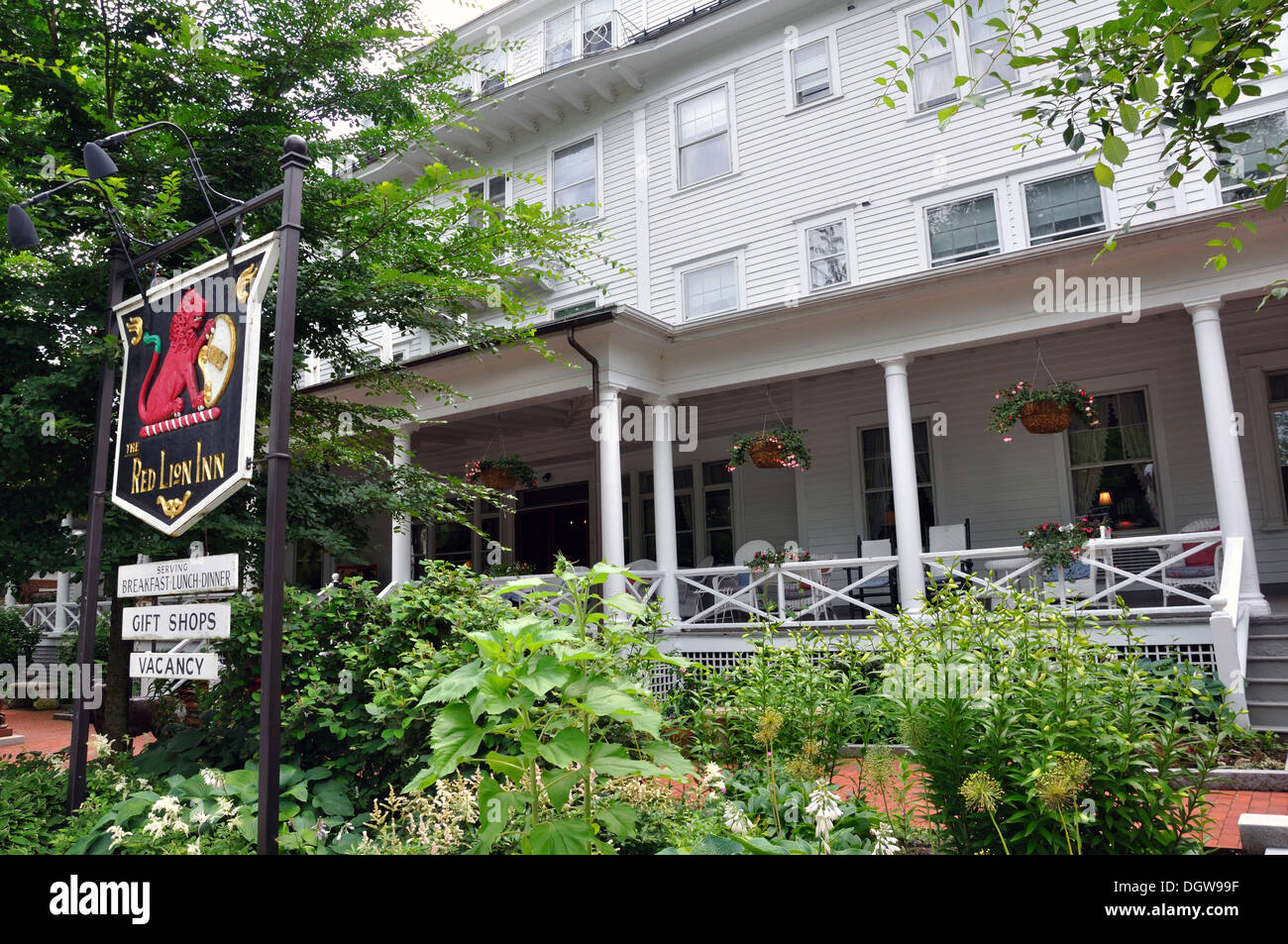The Red Lion Inn, Stockbridge, Massachusetts, USA Stock Photo - Alamy
