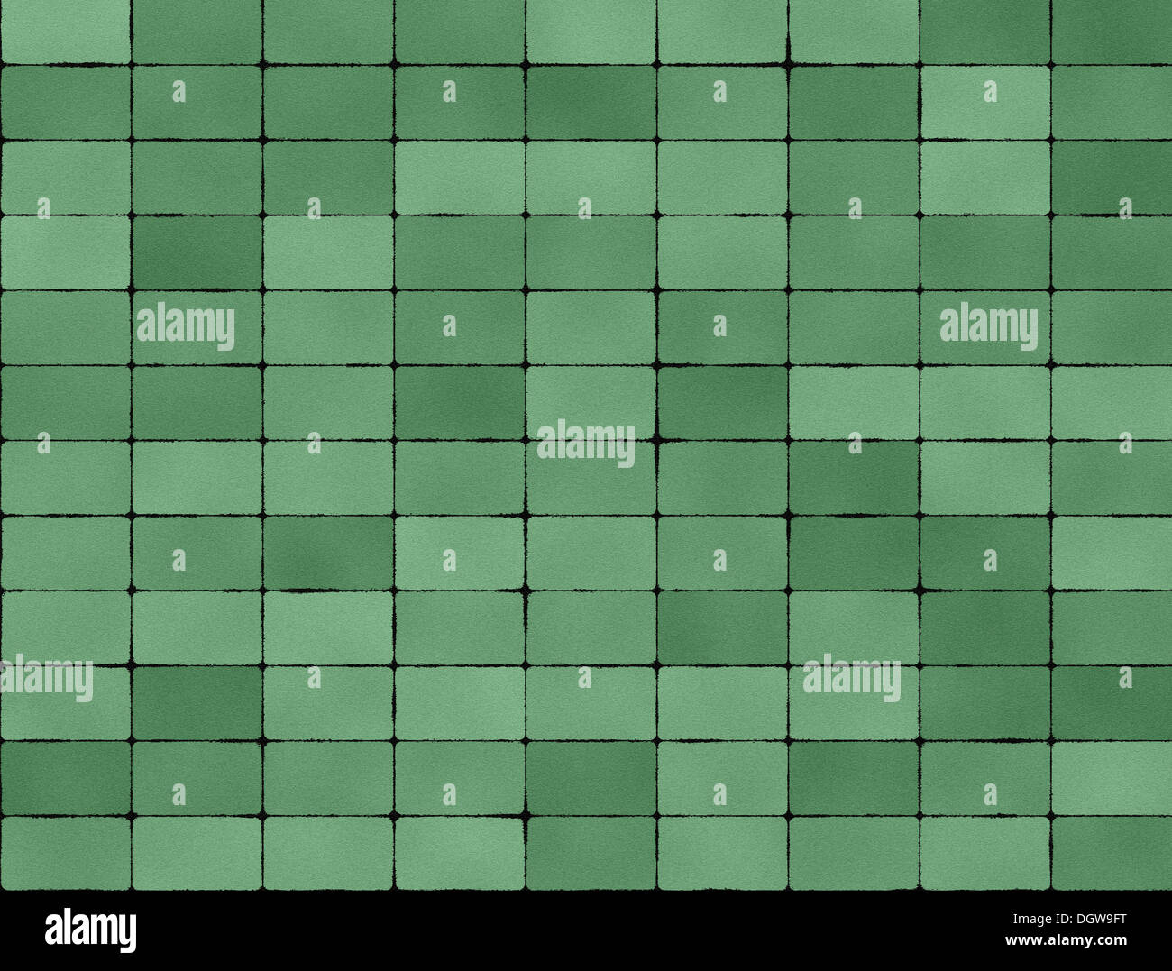 Seamless texture of green tiles Stock Photo - Alamy