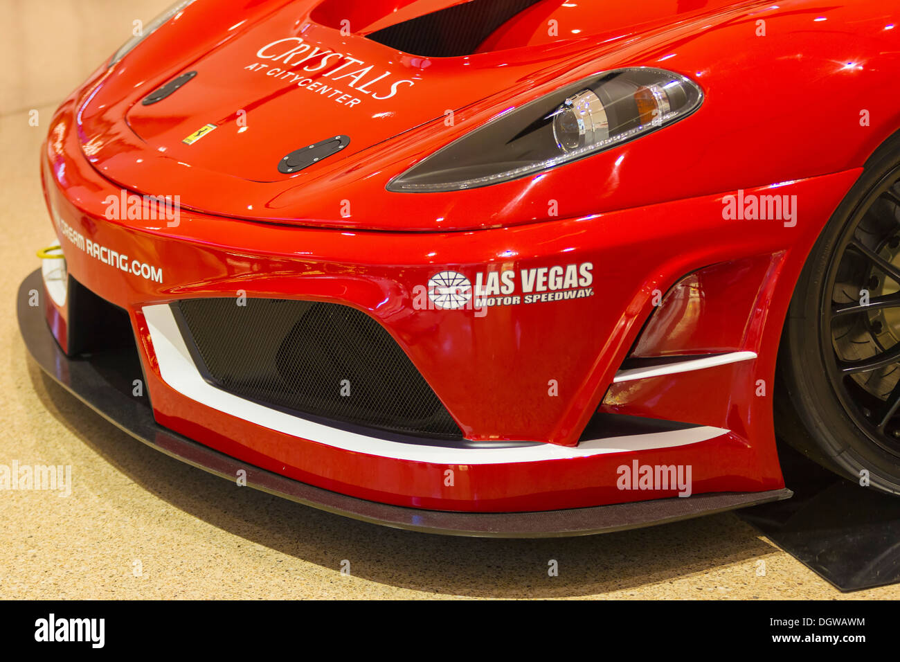 Ferrari display in a hotel Las Vegas Stock Photo - Alamy