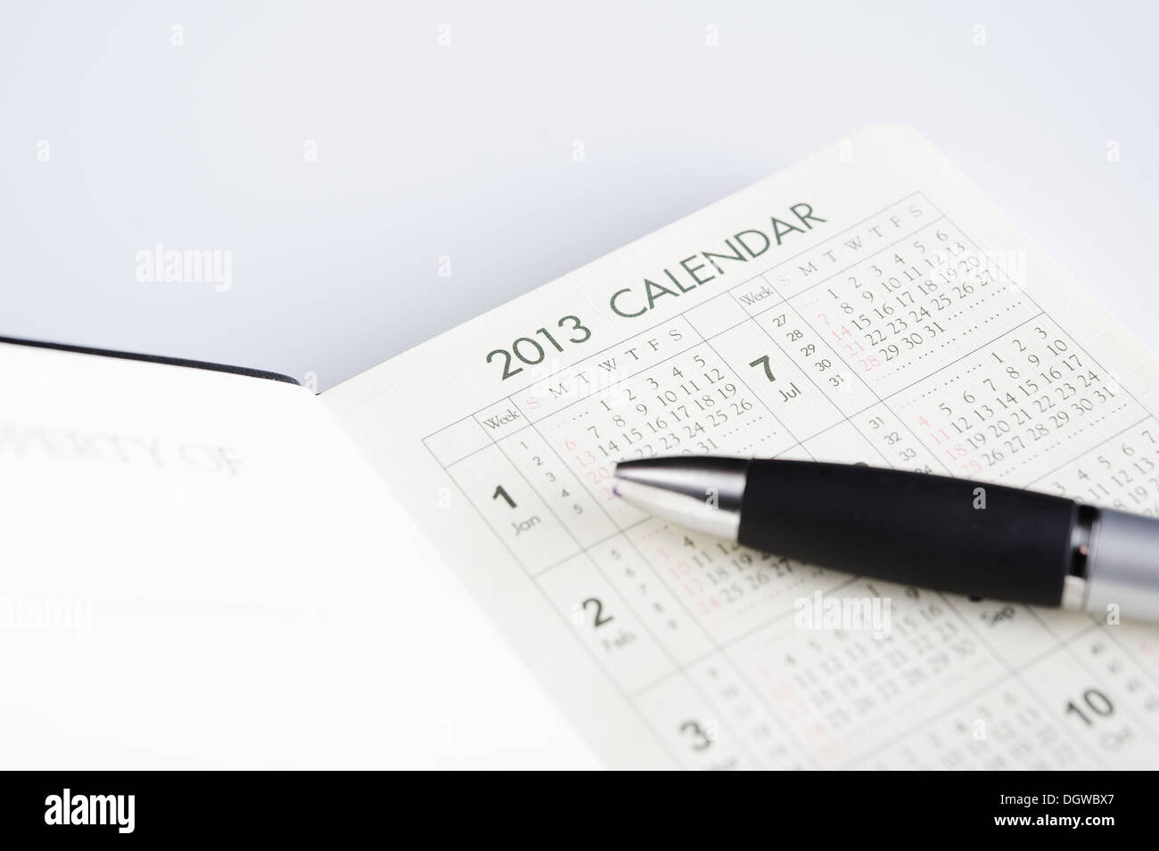 The beginning of a year in the calendar Stock Photo - Alamy