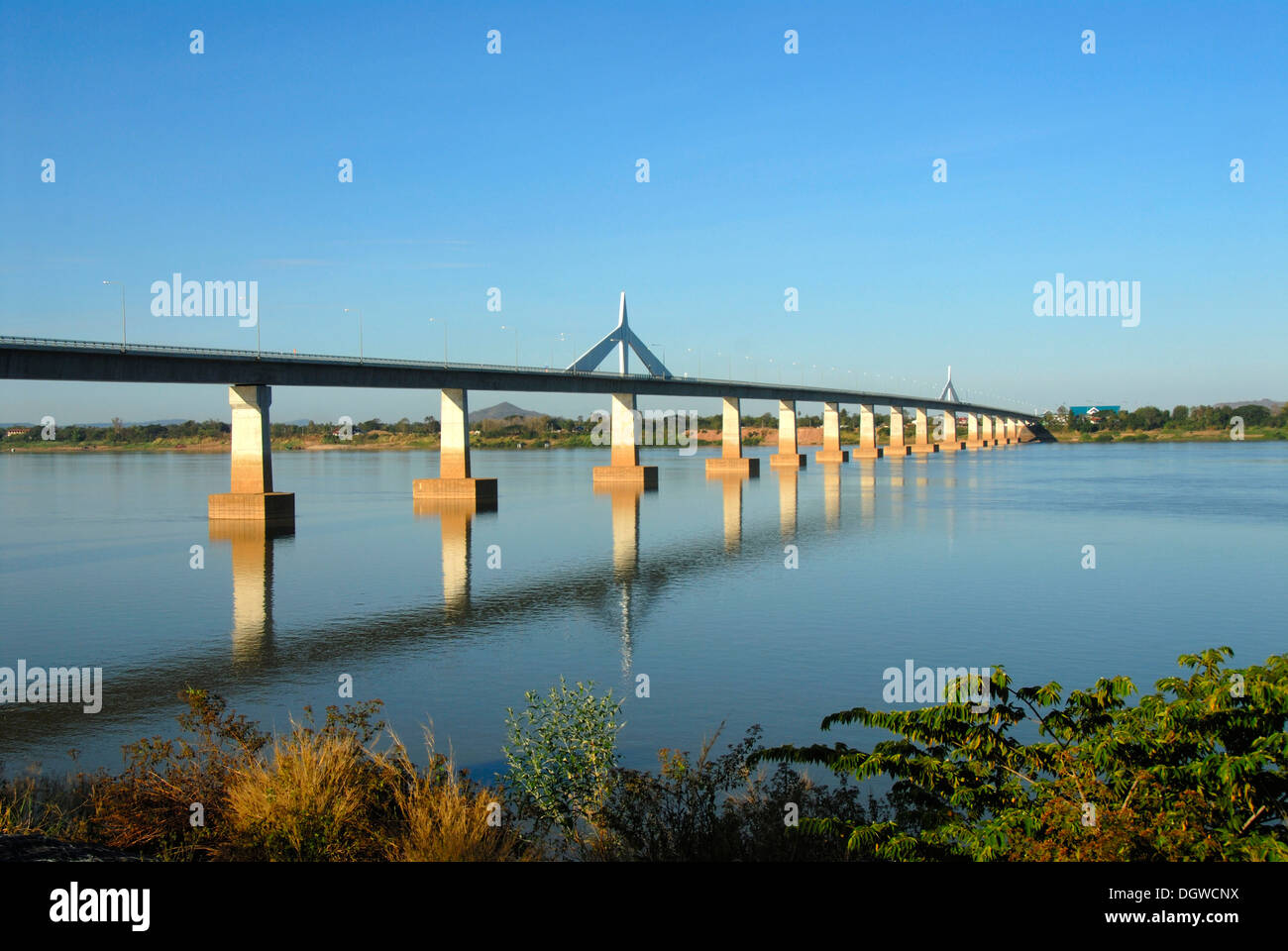 Second Thai-Lao Friendship Bridge, bridge over the Mekong River to ...