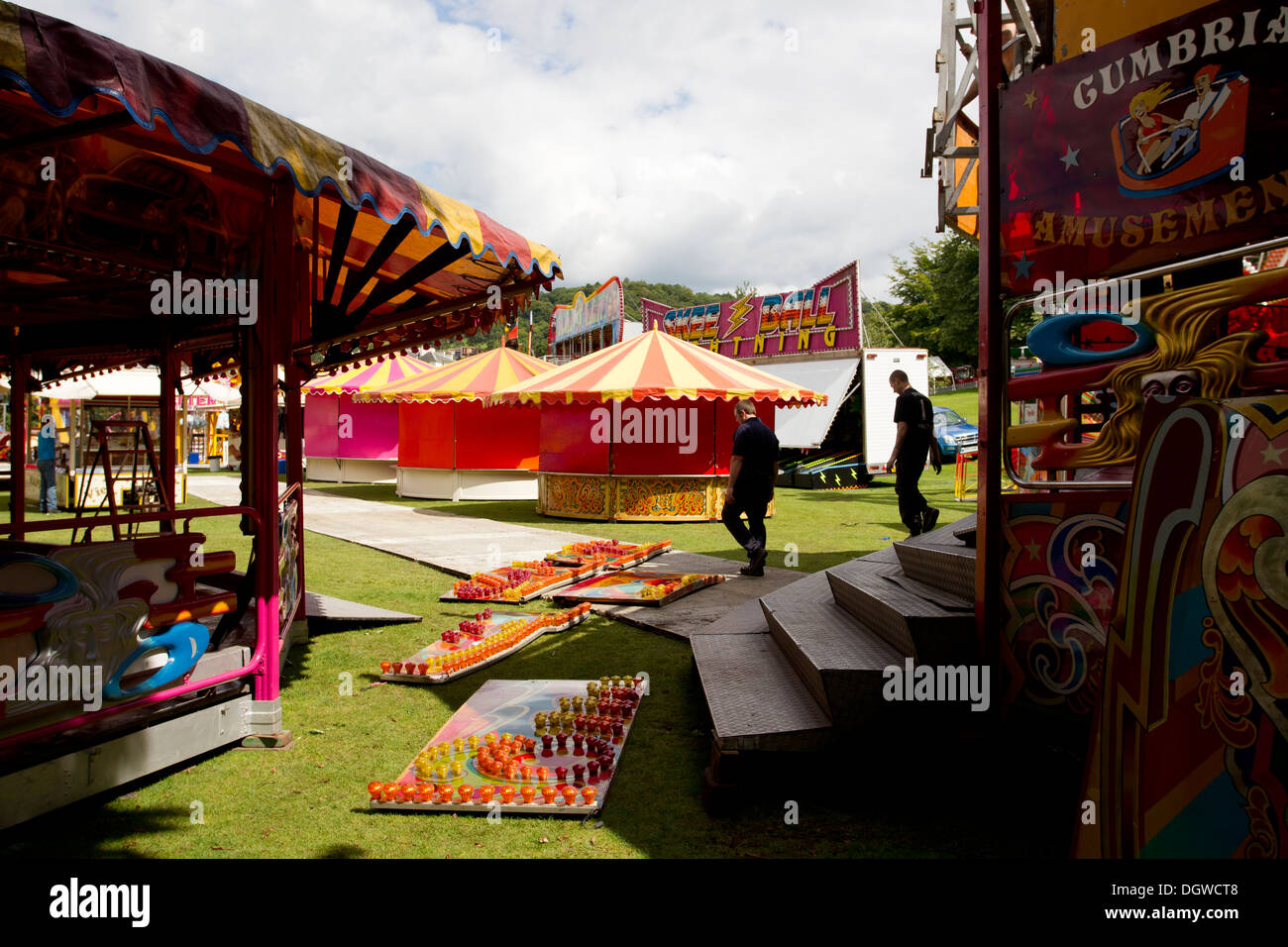 Taylors cumbria amusements funfair rides hi-res stock photography and ...