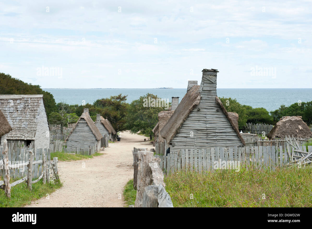 Massachusetts plymouth plimoth plantation living hi-res stock ...