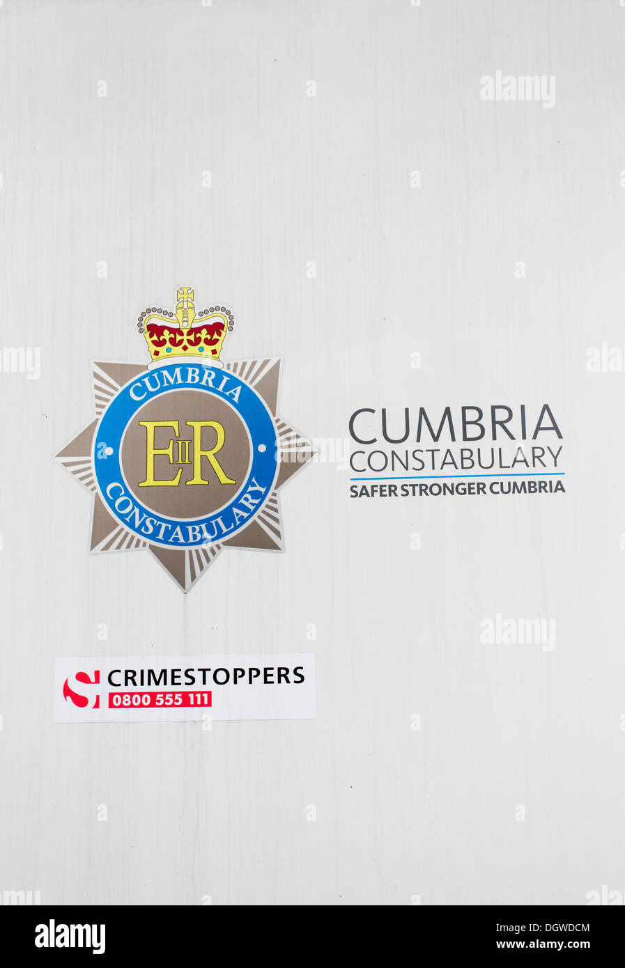 Cumbria Constabulary crest Stock Photo - Alamy