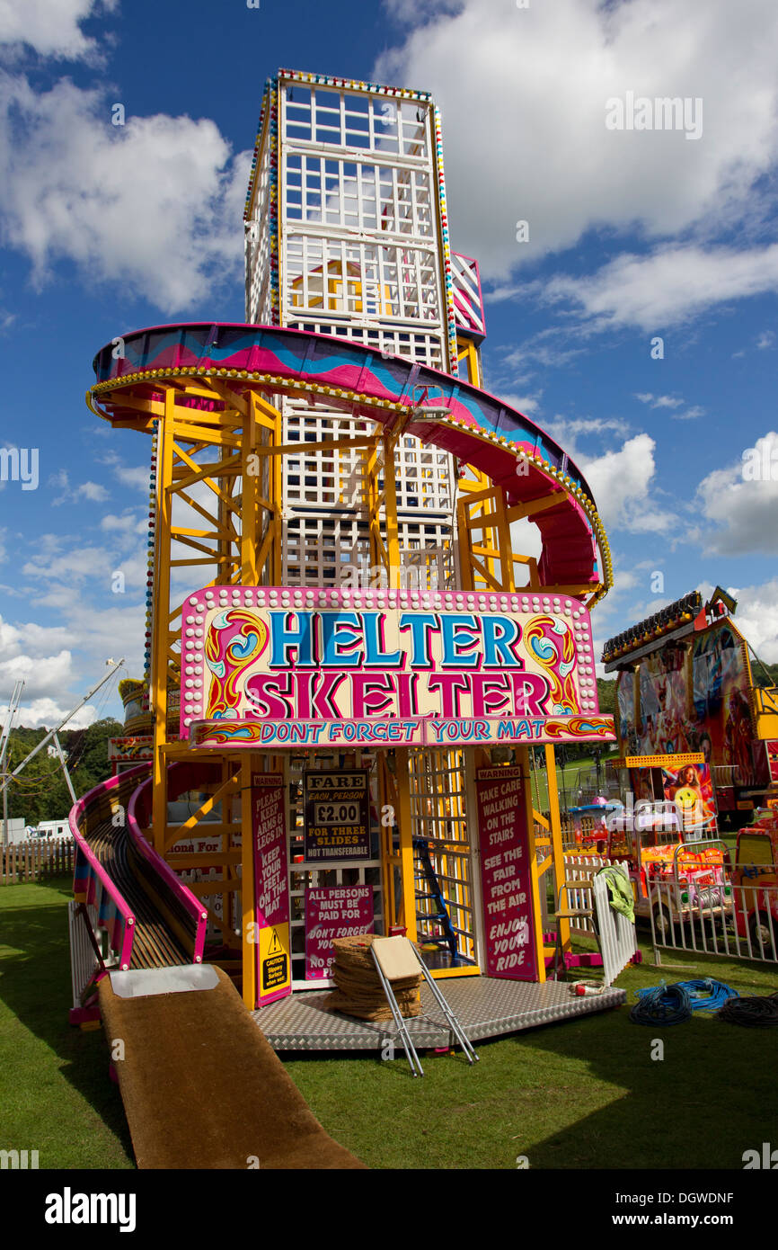 Some of Taylors Cumbria Amusements funfair rides and stalls on the ...