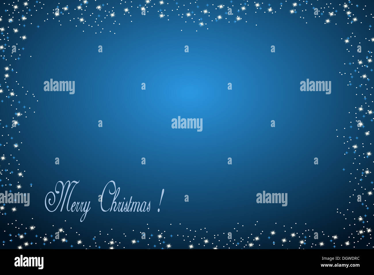 Blue christmas background with text space Stock Photo - Alamy