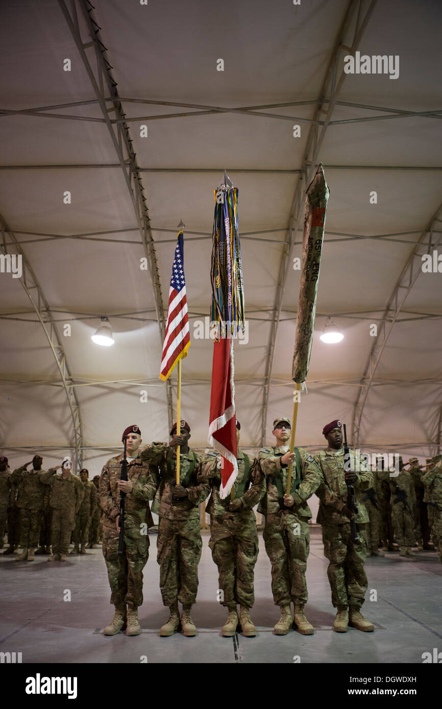 U.S. Army Soldiers with the 307th and 65th Engineeer Battalions present ...