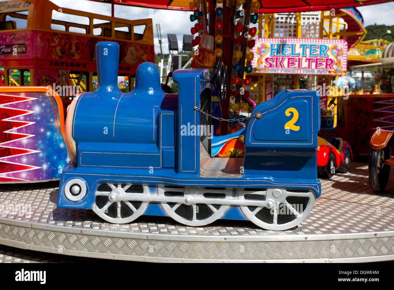 Some of Taylors Cumbria Amusements funfair rides and stalls on the ...