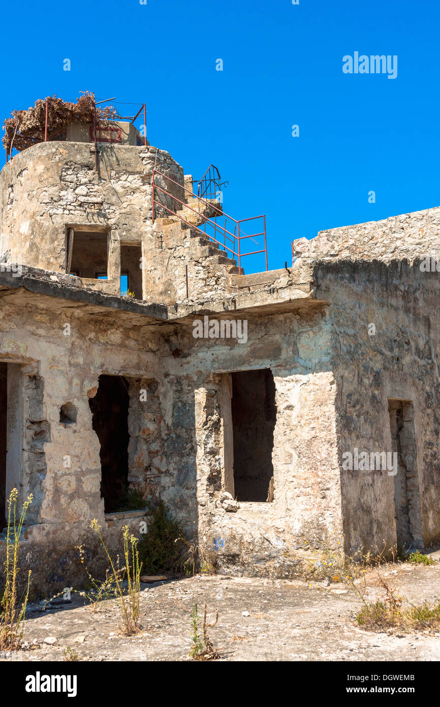 Ruins of fortress on Hum Hill, Korcula island, Croatia Stock Photo - Alamy