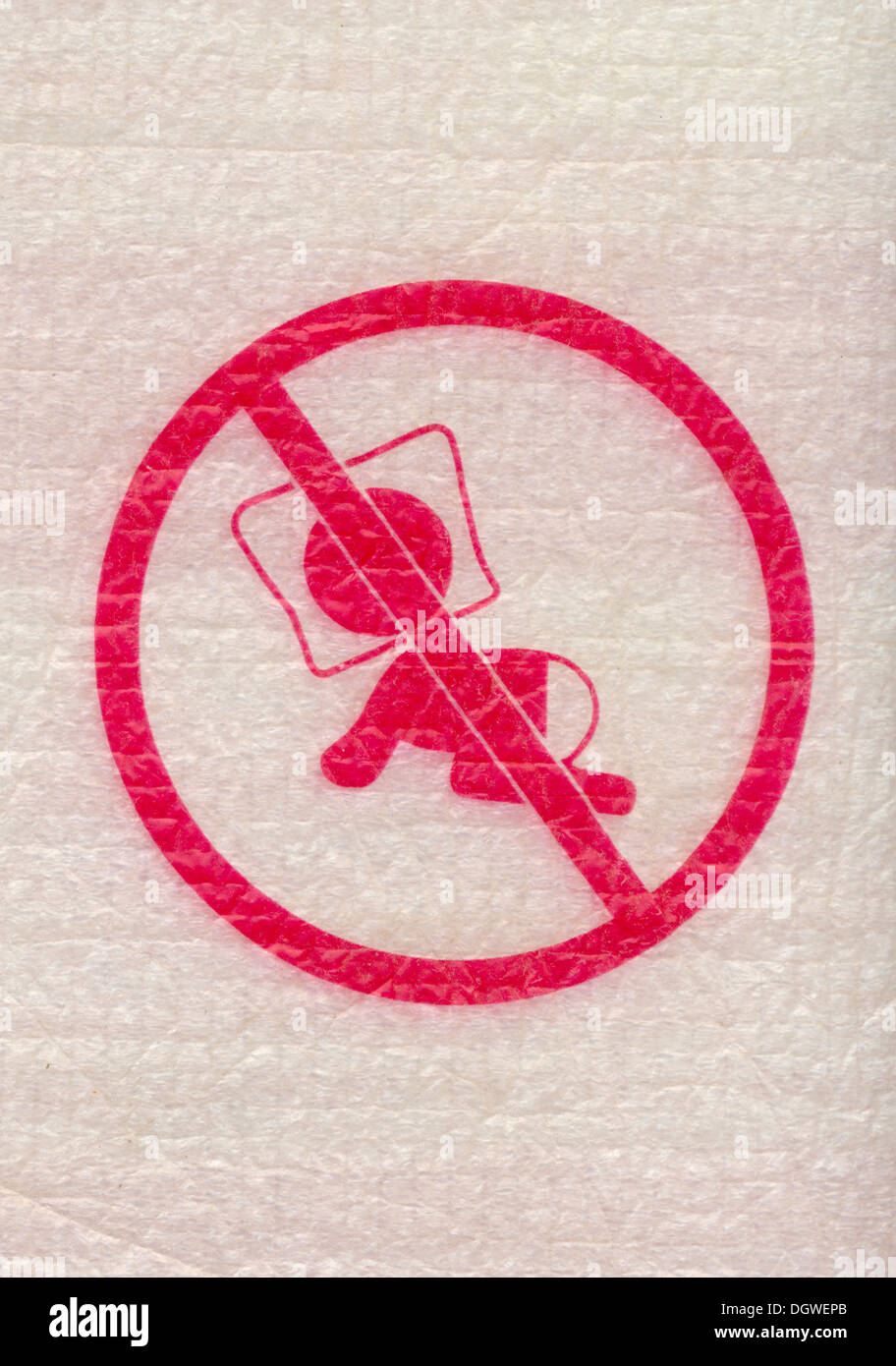 Stop caution no baby hi-res stock photography and images - Alamy