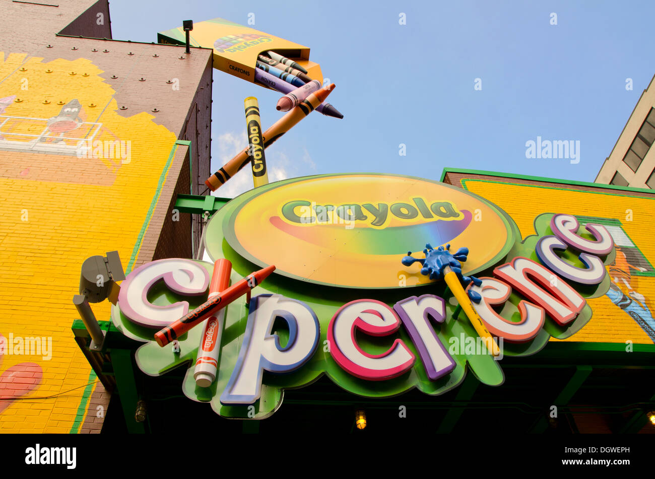 Entrance of the Crayola experience, museum and visitor center and store ...