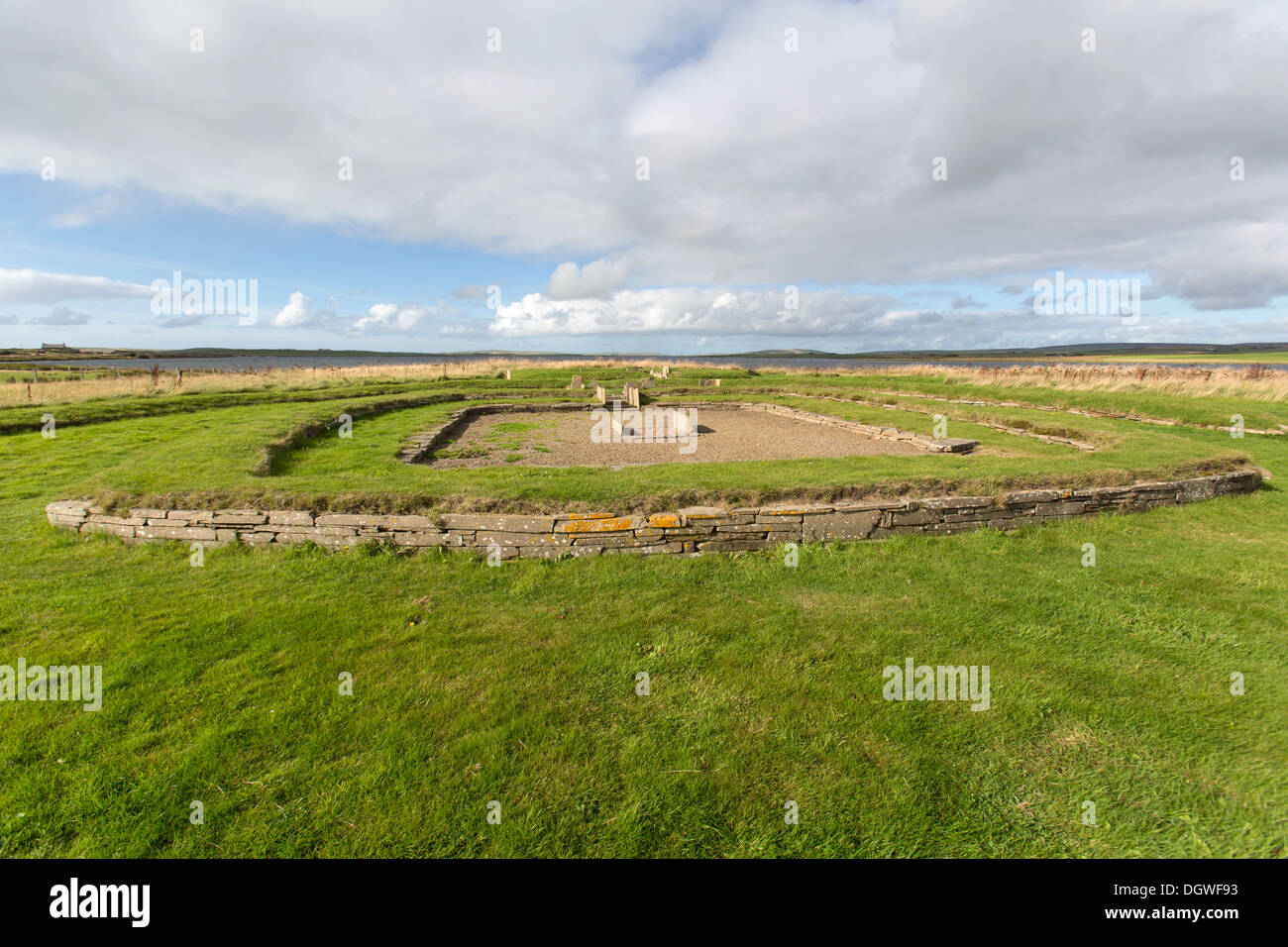 Islands of Orkney, Scotland. Picturesque view of Structure Eight ...